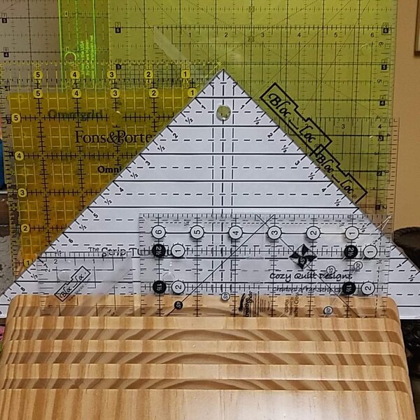 12-slot Ruler Organizer - Must-have Tool for Quilting Enthusiasts - Etsy