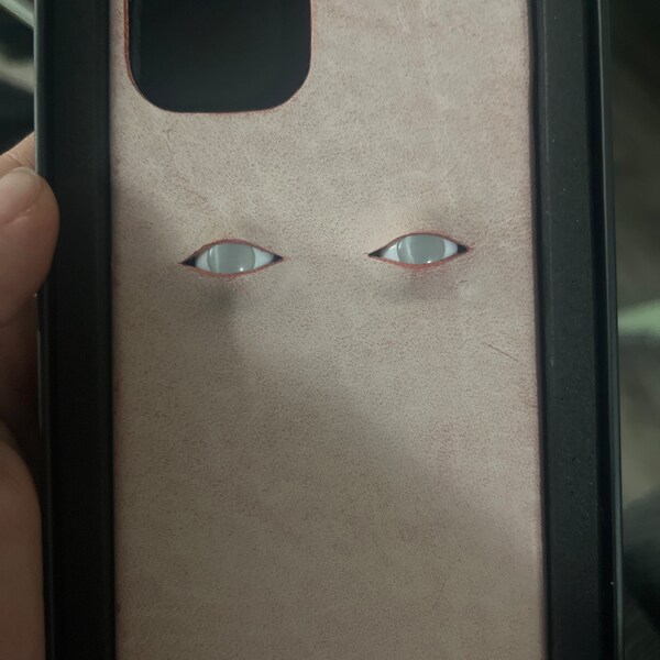 Eye Phone Case,3d Eyes iPhone Case,evil Eyes Phone Case Genuine Leather,unique Custom - Etsy
