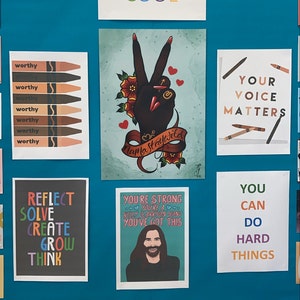 Always Remember Classroom Decor Affirmation Wall Art | Etsy