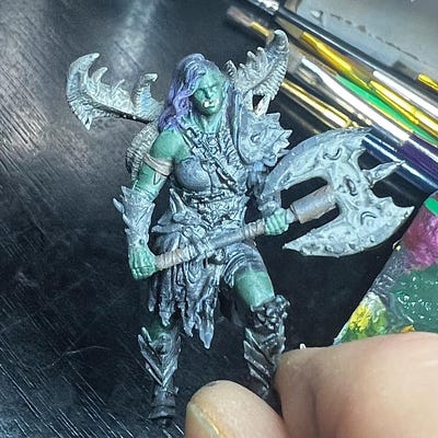 Cave Predator // Corpse Devourer // Manta Crawler // Dnd Mini - Etsy