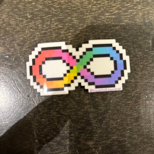 Arms T-rexin Sticker Neurodivergent Autistic Pride Waterproof Vinyl ...