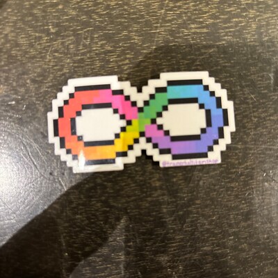 Arms T-rexin Sticker Neurodivergent Autistic Pride Waterproof Vinyl ...