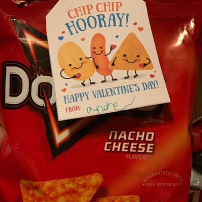 Kids Valentines Kids Valentine Cards Chip Hooray Valentine Tags ...