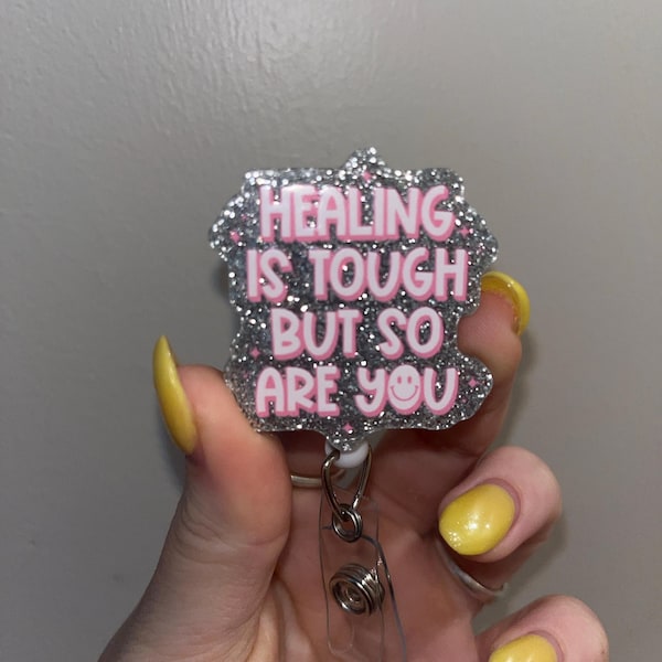 Healing Badge Reel, Id Holder, Encouraging Badge Reel, Badge Reel ...