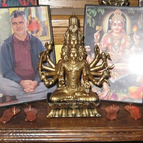 Statue of Lord Sadashiva, the Highest Five-faced Lord Shiva's Form ...