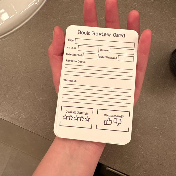 Book Review Notes, Book Club Review Card, Book Club Kitlibrarian Core ...