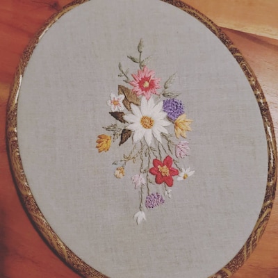 Rainbow Array PDF Pattern Embroidery Digital Download Flower - Etsy