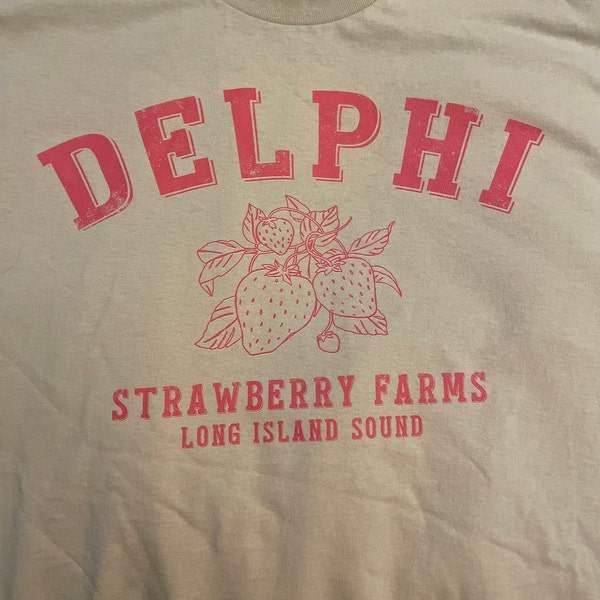Delphi Strawberry Farms Sweatshirt Hoodie T Shirt, Graphic Tee, Percy ...