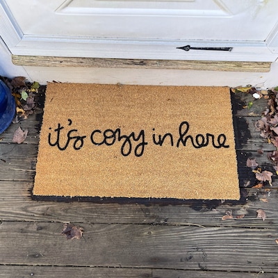 Face Doormat . Welcome Mat . Gift for Her . Coir Mat . Custom Door Mat ...