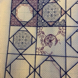 Blackwork Sampler Pattern - Etsy