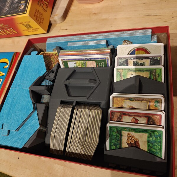 Settlers of Catan Box Organiser for Base + 5-6 Player Expansion. Made ...