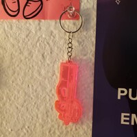 Pink P90 Keychain, Charm, or Necklace FN P90 P-chan Laser-cut Acrylic ...