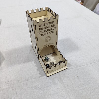 Dice Tower Laser Cut Files, Glowforge SVG Pattern, Digital Download - Etsy