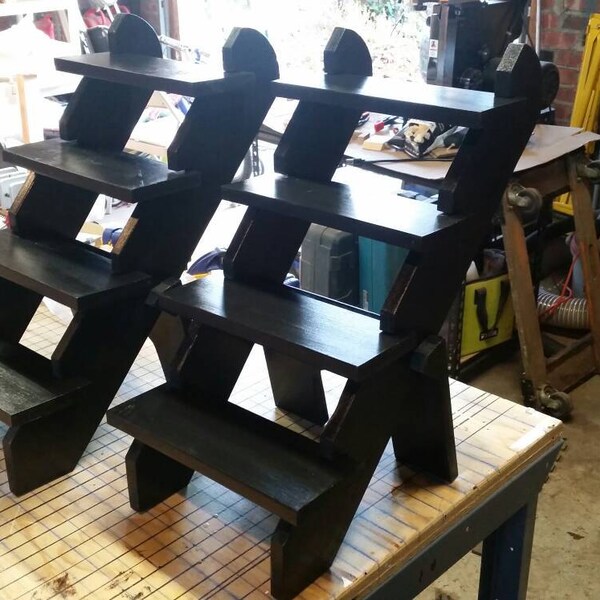 4-shelf 12 Thin Portable Tabletop Display Stand - Etsy