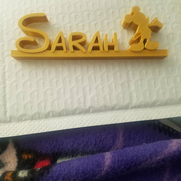 3D Printed RGB LED Letter Lamp With Remote - One of a Kind - Great for ...