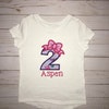 Bow Numbers Birthday Set Applique Digital Machine Embroidery Design 3 ...