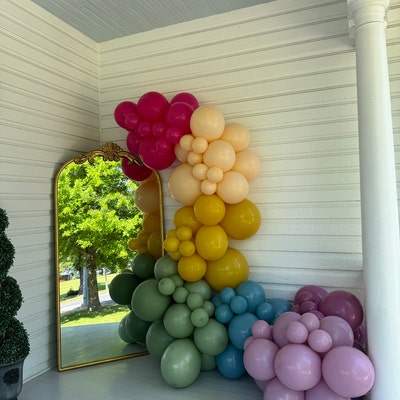 Misty Meadow Balloon Garland Kit / Dusty Blue Balloon Arch, First ...