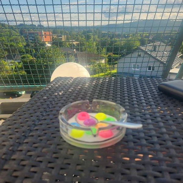 Rainbow Gummy Bear Table - Gummy Bear Resin Art - Funky Furniture ...
