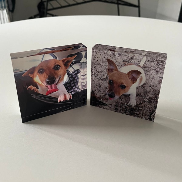 Personalised Photo Print Acrylic Block Plaque Your Image Printed - Etsy ...