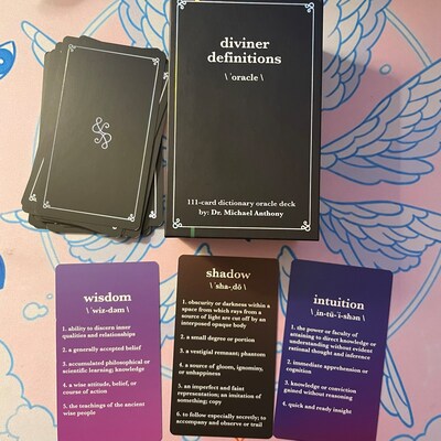 Diviner Definitions Oracle Deck: A Dictionary Inspired Oracle - Etsy