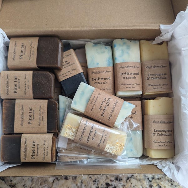 Handmade Soap, Mini Soap Bars, Sample Soaps, Small Soap Favors, Bridal ...