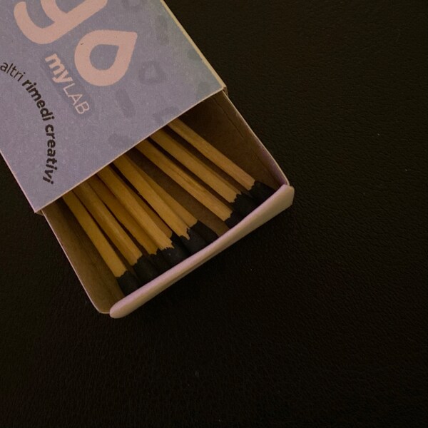 10/25/50/100 Plain White Tiny Matchboxes, Striker From One Side, Wooden ...