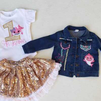 Shark Applique, Shark Number 1 Birthday Number 1 Machine Embroidery ...