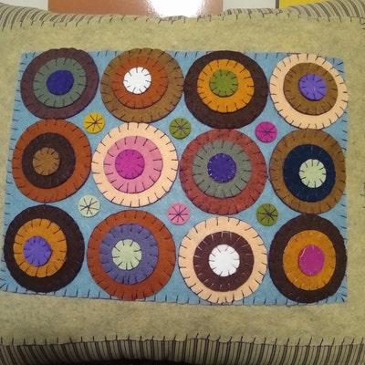 Wool Circles 50 3 Wool Circles Precut Recycled - Etsy