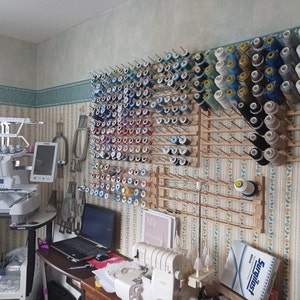 Thread Rack-serger Thread 2 1/4 In. Spacing 80 Spools - Etsy