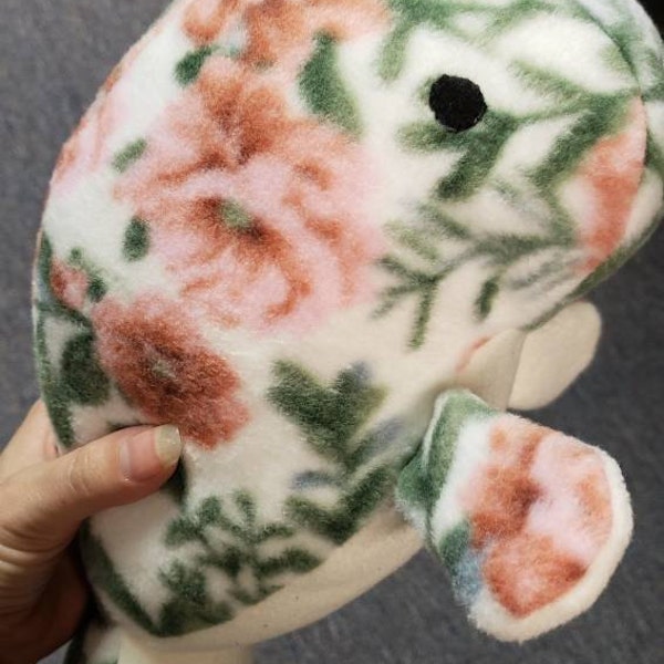 Manatee Sea Creature Sewing Pattern PDF - Plush Toy Animal - Etsy