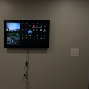 32in Touchscreen Smart Calendar / Smart Home Control Center / - Etsy