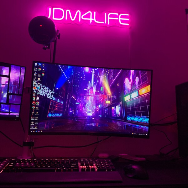 Custom Twitch Username Neon Sign Twitch Neon Light Custom Gamer Tag ...