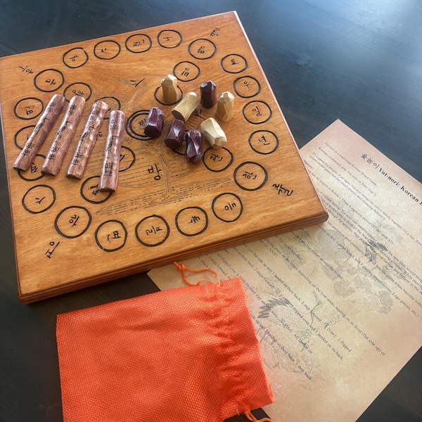 Yute | Yut Nori | Yunnori | Korean Board Game - Etsy