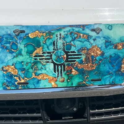 Silver Glitter Drip License Plate License Plate Frame Custom - Etsy