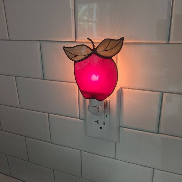 Apple Night Light - Etsy