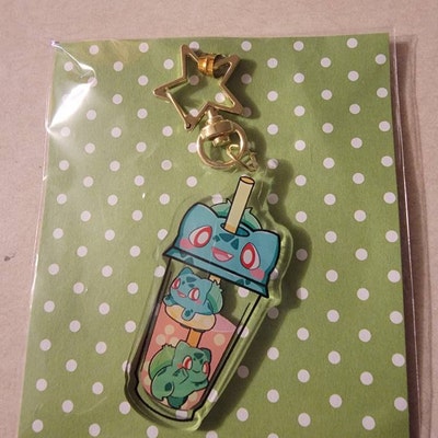 Bulbasaur Boba Keychain - Etsy