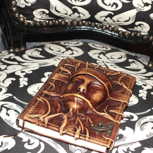 Notebook Leather Cover Punishment Book Sketchbook for Journaling BDSM ...