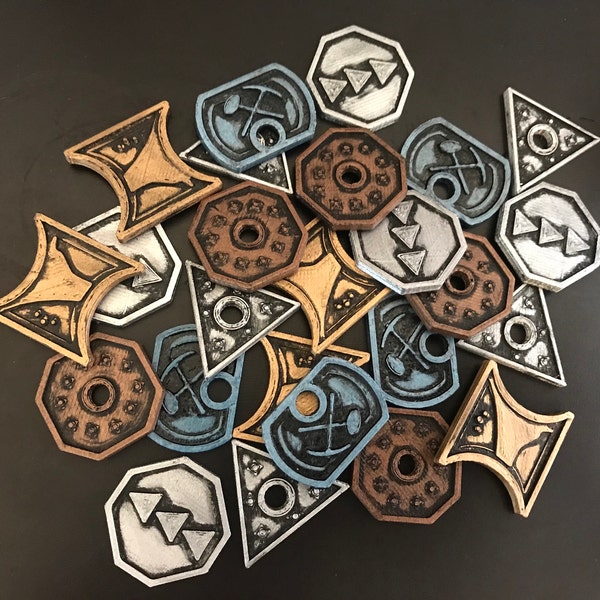 Dungeons and Dragons 5E Coins- Set of 5 - Etsy