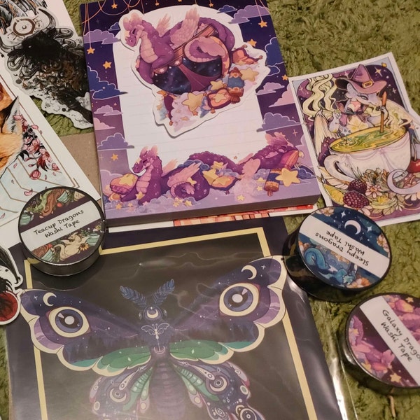 Lunar and Solar Moth Prints - Etsy