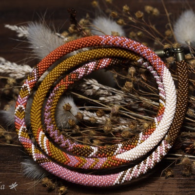 PDF Pattern for Bead Sea Snake Crochet Necklace and PNG File Jewelry ...