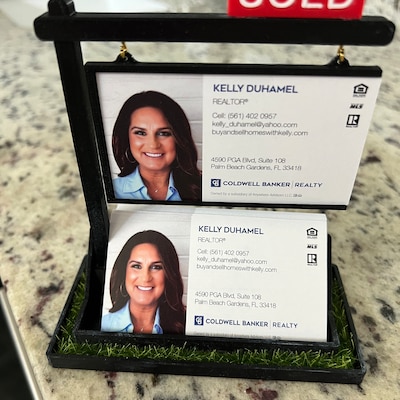 Real Estate Card Holder - Etsy