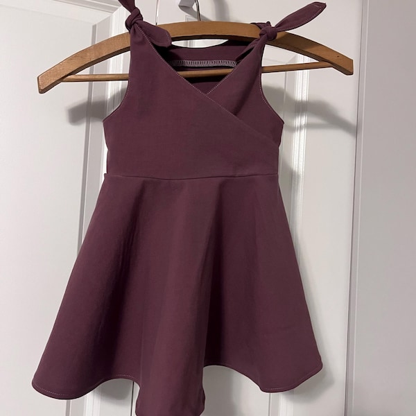 Easy Wrap Bodice Dress PDF Sewing Pattern - Etsy