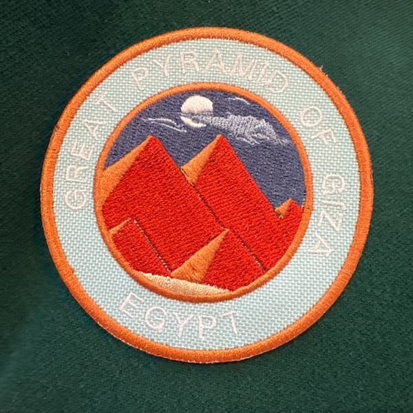 Giza Pyramids Patch/iron-on Patch/egyptian Patch/egypt Badge/ancient ...