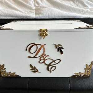 Personalised Quinceañera Sage Green Card Box, Boho Post Box, Money Box ...