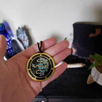Seal of Asmoday asmodeus // Ars Goetia Demon Sigil Necklace // Lesser ...