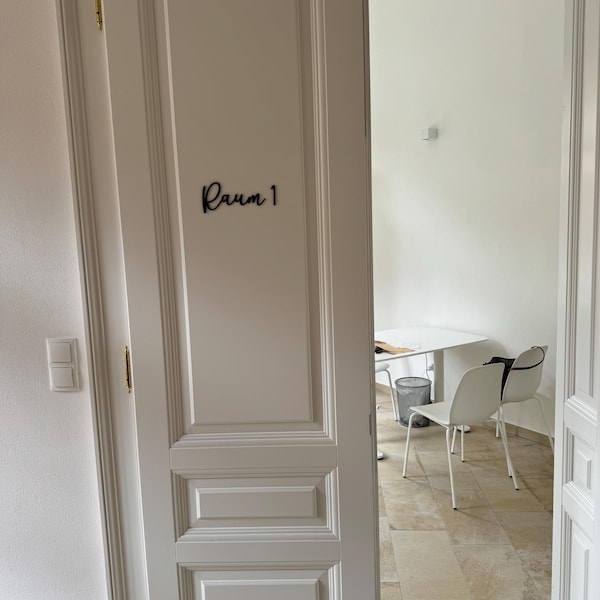 Guest Toilet Door Sign Guest Toilet Toilet Sign Man Woman Pre-adhesive ...