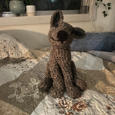 Crochet Pattern for Winter Woolfie, Realistic Eurasian Wolf Amigurumi Instant Download PDF File ...