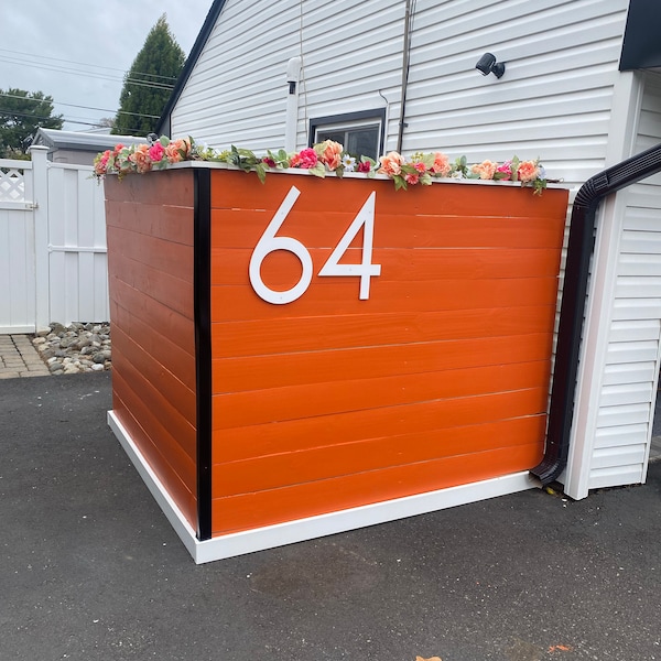 18 Inch Modern House Numbers Letters - Etsy