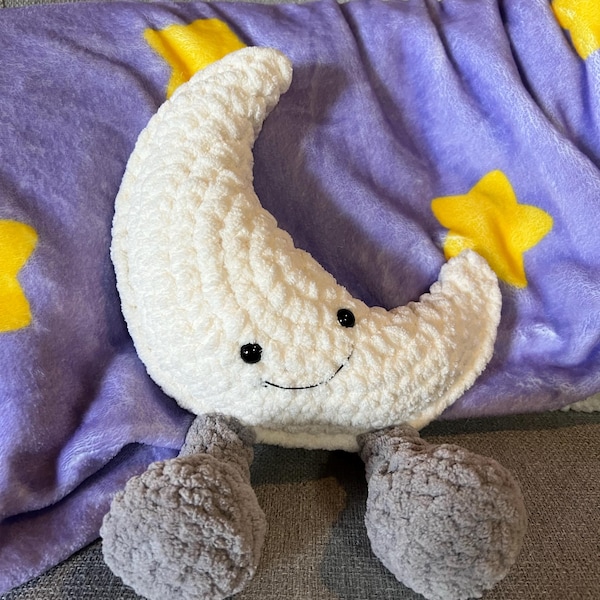 Amusing Moon Buddy Crochet Amigurumi PATTERN - US English PDF Download ...