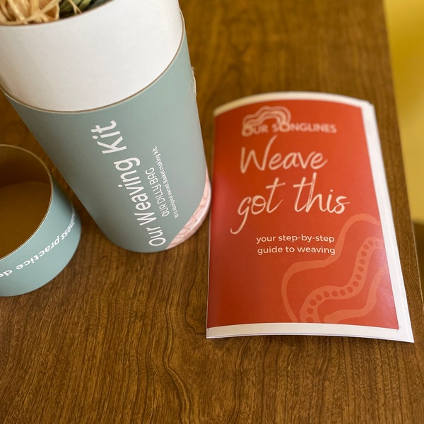 DIY Aboriginal Weaving Kit - Native Lavender Haze - Etsy